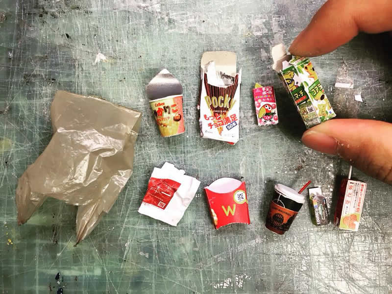 The miniature works created by the young Japanese creator are so real ...