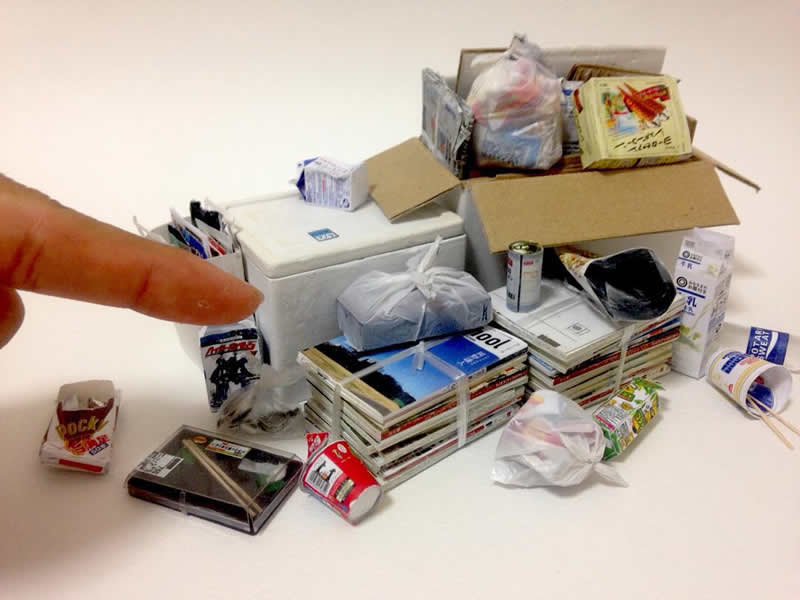 The miniature works created by the young Japanese creator are so real ...