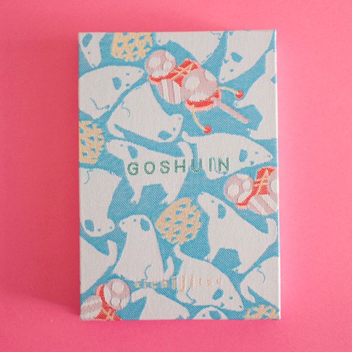 A goshuincho by kichijitsu is recommended you to bring for visiting ...