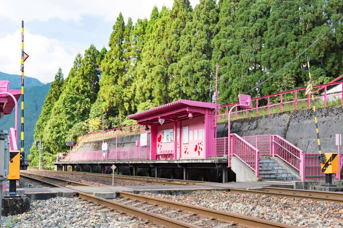 The one of the most decorated railway stations in Japan has been with ...