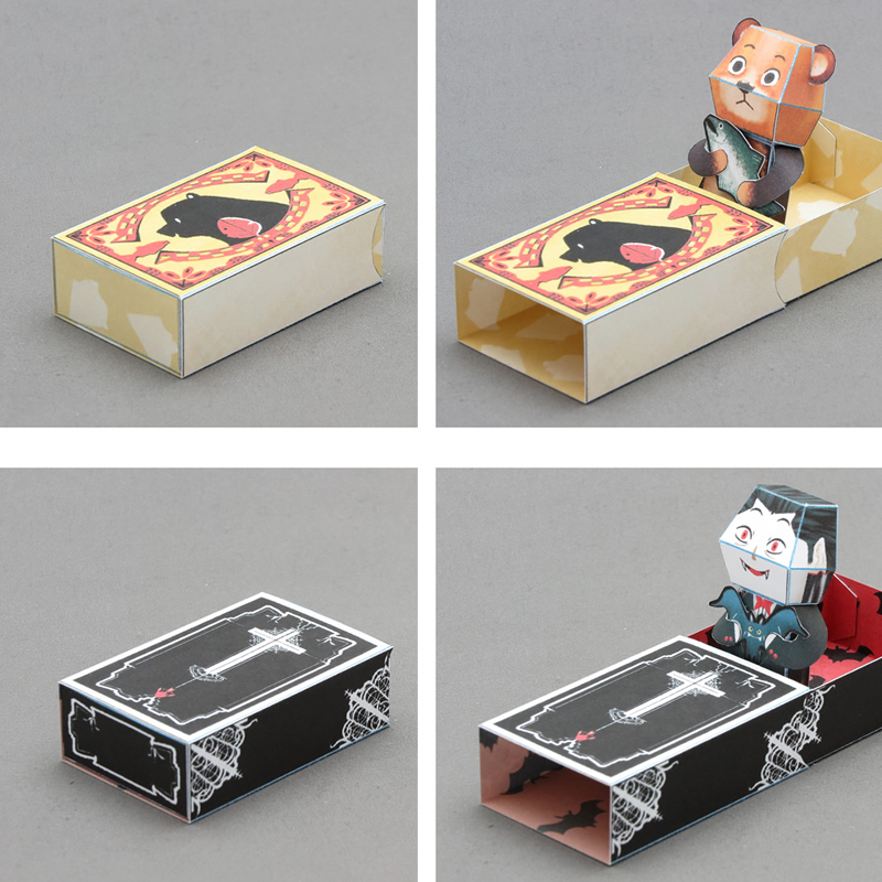 Once you saw you cannot forget! A papercraft "Kamikara" with packed ...