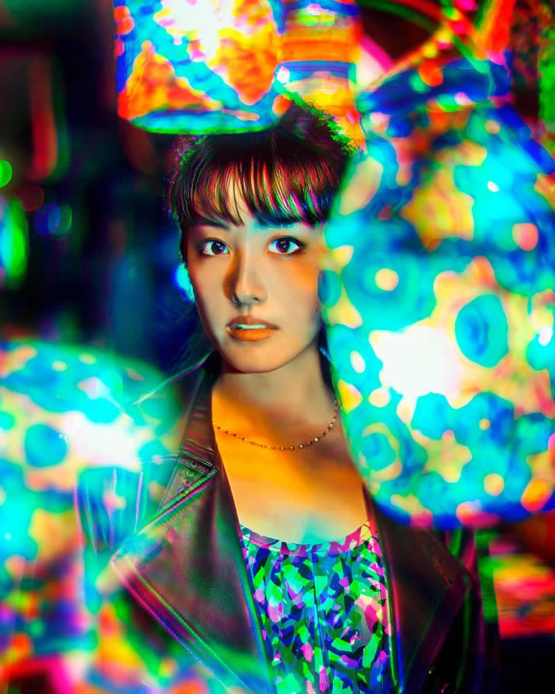 Kitsunetsuki, a photographer, expresses the world view of cyberpunk by ...