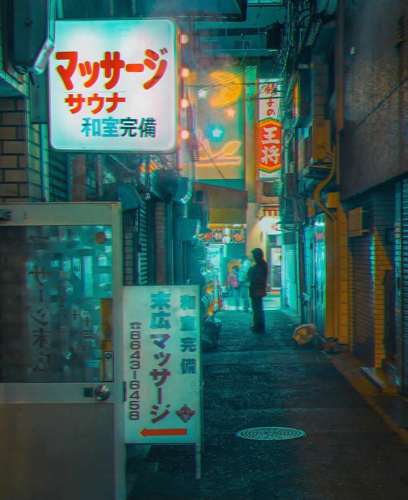 Kitsunetsuki, a photographer, expresses the world view of cyberpunk by ...