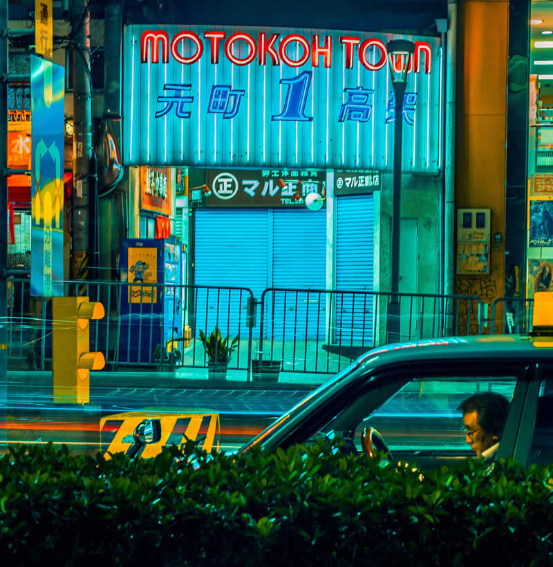 Kitsunetsuki, a photographer, expresses the world view of cyberpunk by ...
