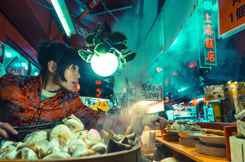 Kitsunetsuki, a photographer, expresses the world view of cyberpunk by ...