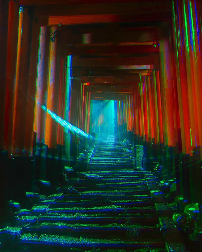 Kitsunetsuki, a photographer, expresses the world view of cyberpunk by ...