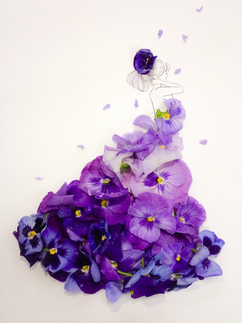 Reconfirming the beauty of flowers with beautiful flower dresses｜ZEKKEI ...
