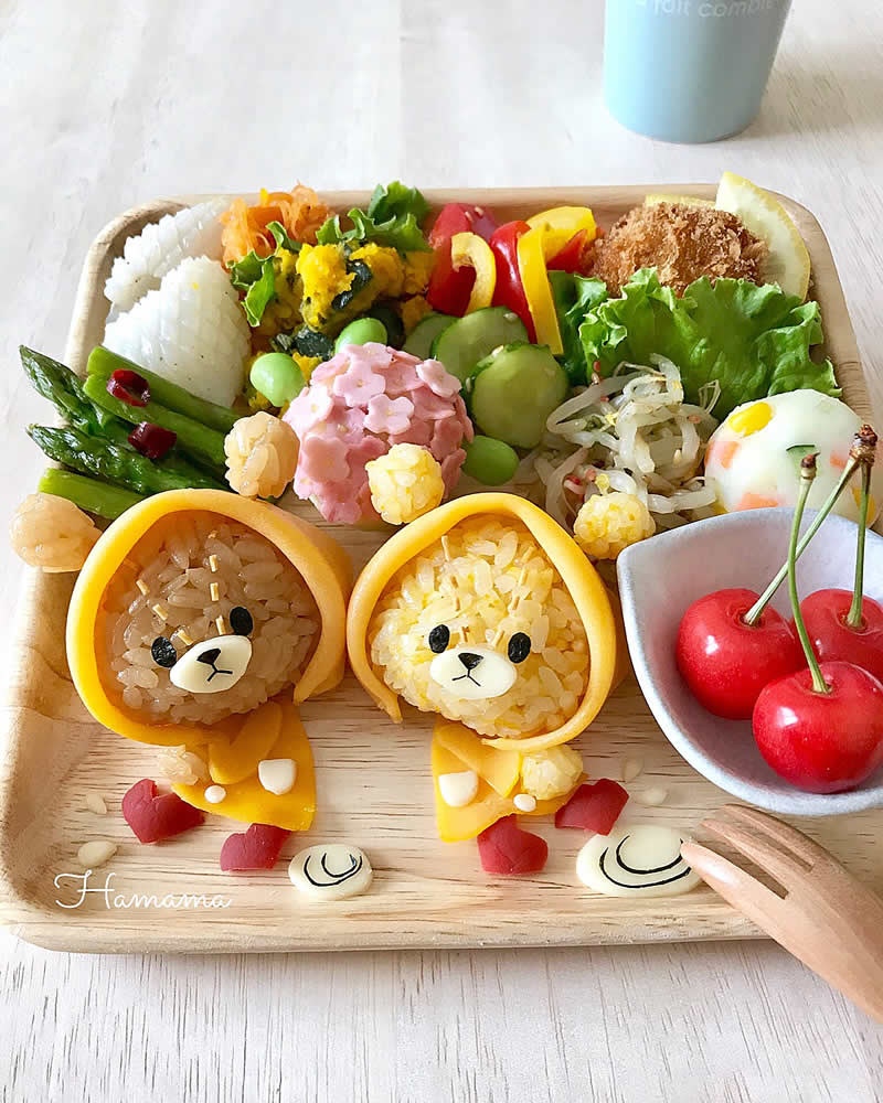 Characters that children love are in a lunch box! The cute and ...