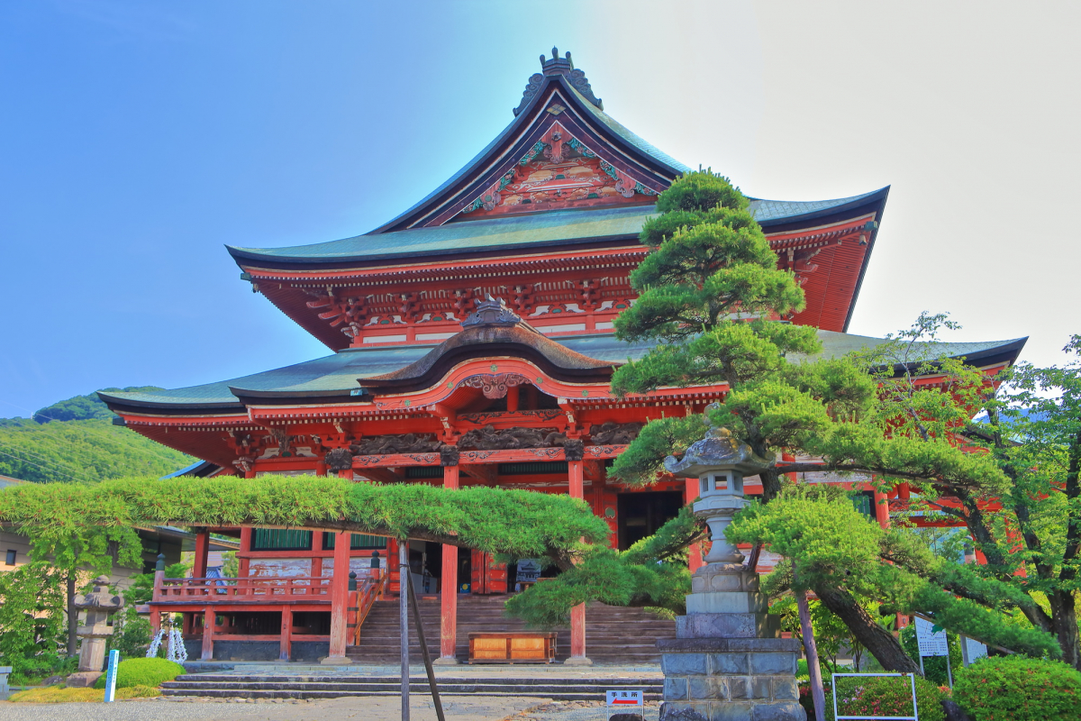 Kai Zenkoji Buddhist temple