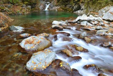 Map of Spots Around Hisui Gorge | ZEKKEI Japan